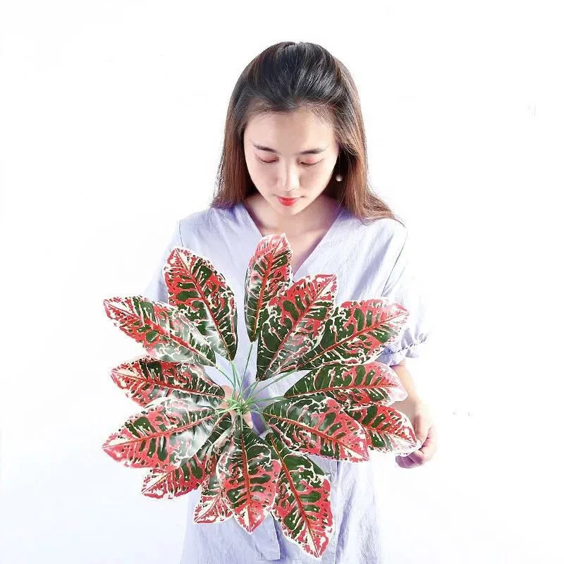 Artificial Plant Leaves Persian Grass Hanging Vine Fern Plant for Home ...