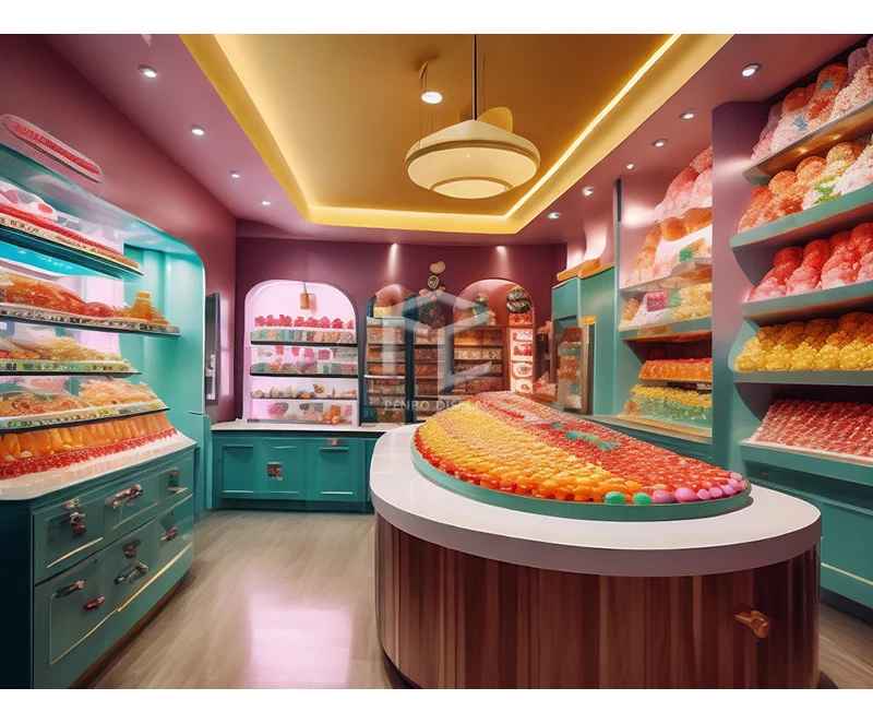 Modern Unique Candy Store Design Custom Snack Candy Store Furniture ...