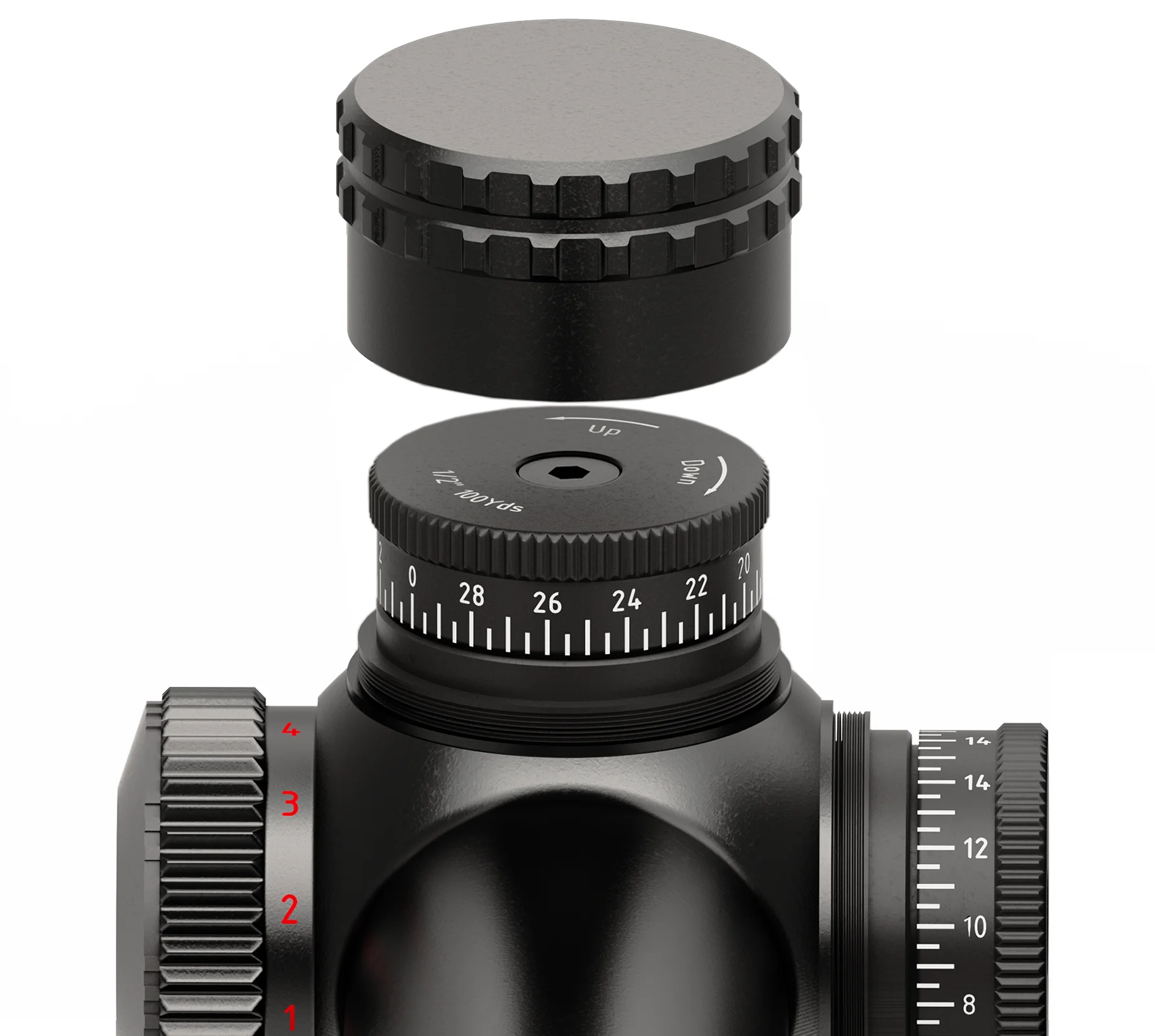 Typhon High-quality Hd 1-10x24 Sfp Lpvo 30mm Tube Tactical Scope ...