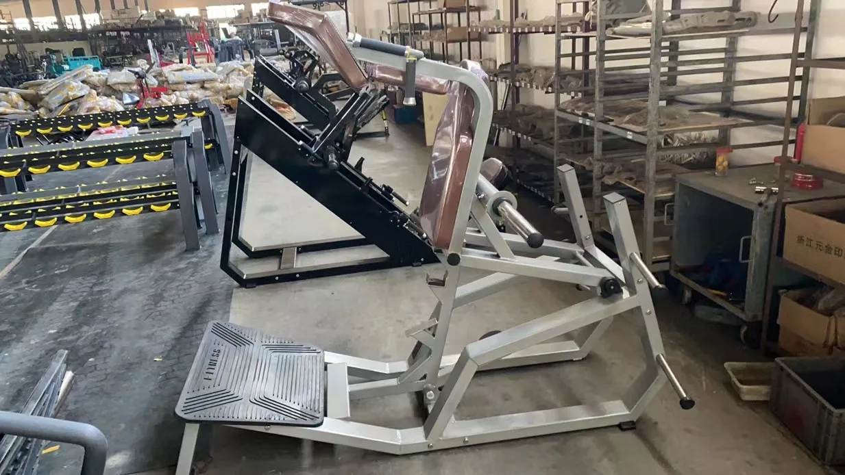 Commercial Gym Equipment Pin Loaded Body Building Machine V-squat Rack ...