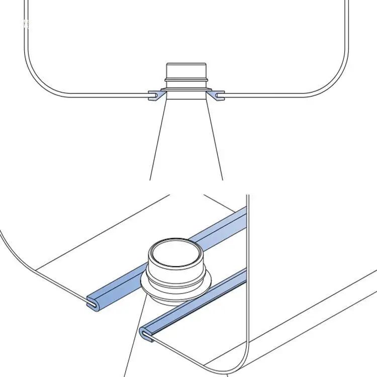 UHMW-PE Wear-Resistant Clip Bottle Support Strip - 10M+
