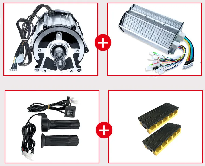 High-speed Brushless Motors for Electric Vehicles - 48v to 72v