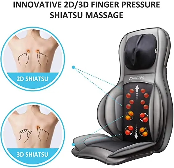 Truck Driver Seat Massage Chair Car Massage Seat Cushion Vibration And Heating 5 Motors Buy