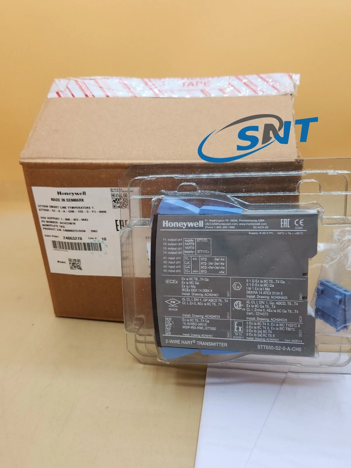 Original Honeywell STT 650 SmartLine DIN Rail 2-Wire Programmable ...
