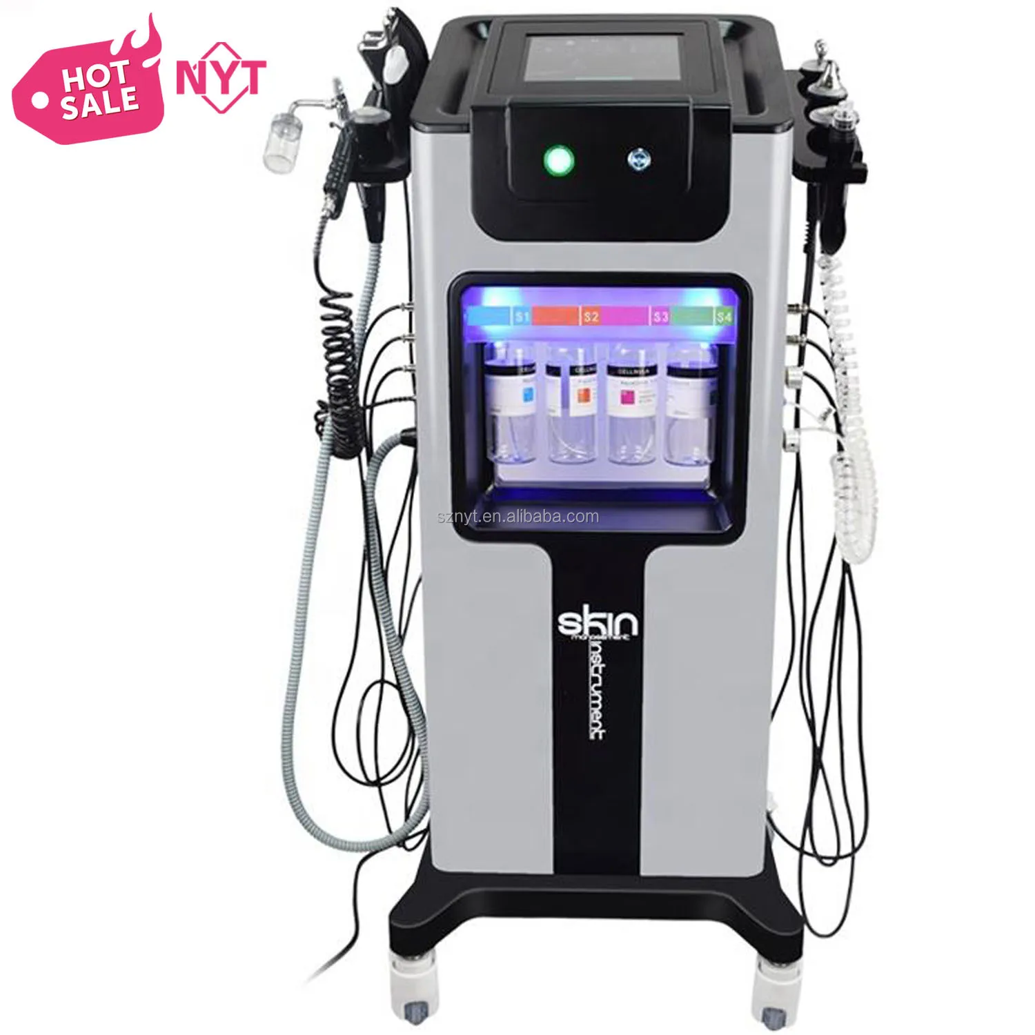H2 O2 Hydro Small Bubble Rf Skin Tightening Dermabrasion Hydra 10 In 1 ...