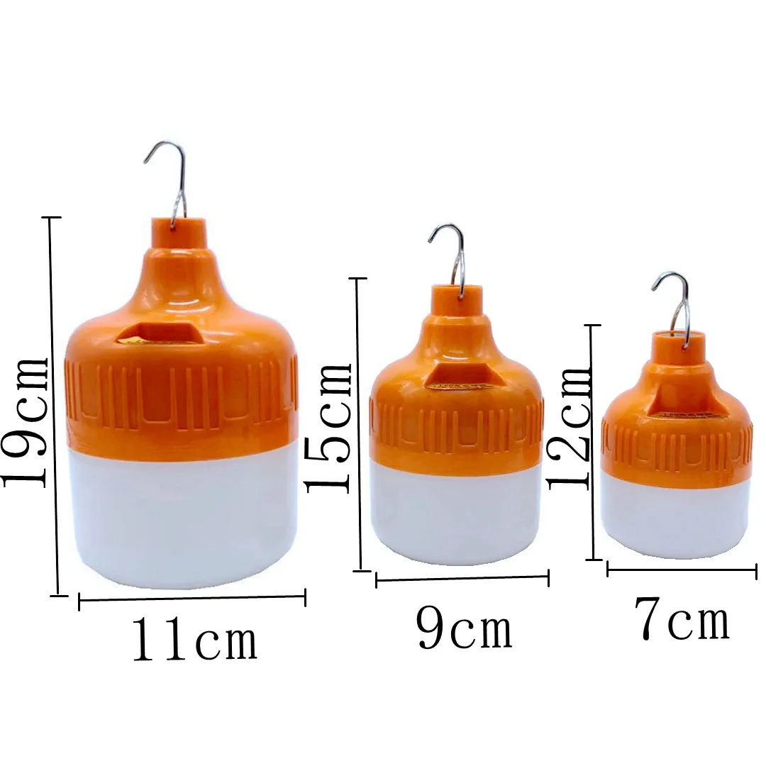 USB 100W 50W Battery Charging Rechargeable Emergency Led Bulb Lights ...