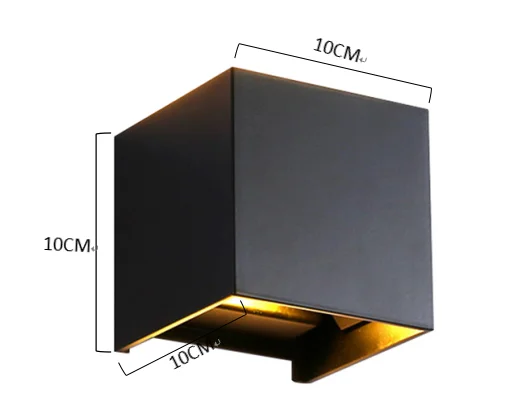 Modern Surface Mounted LED Wall Lamps - Adjustable & Waterproof