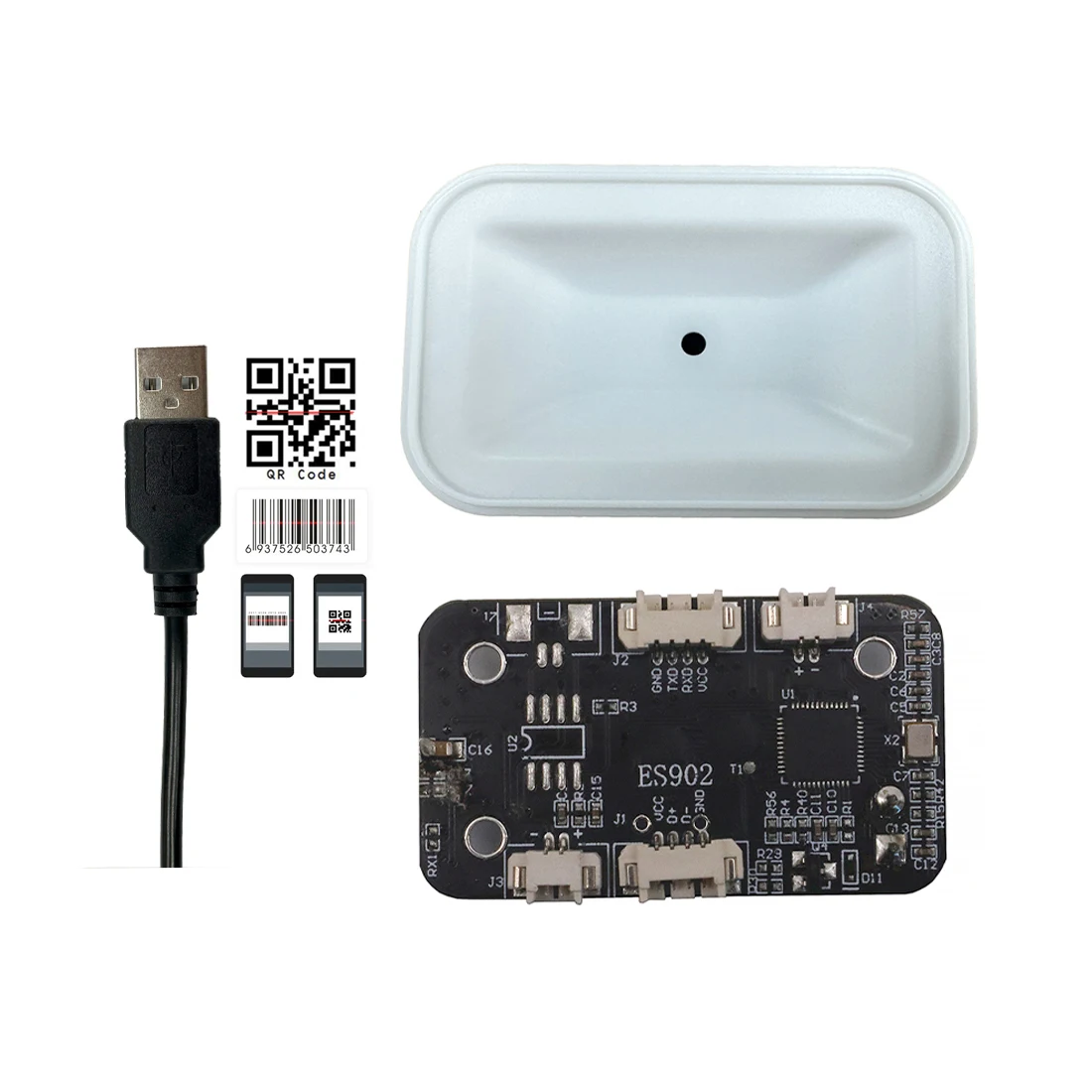 Hid Barcode Scanner Oem Qr Code Scanner Embedded PDF417 1d 2d Bar Code ...