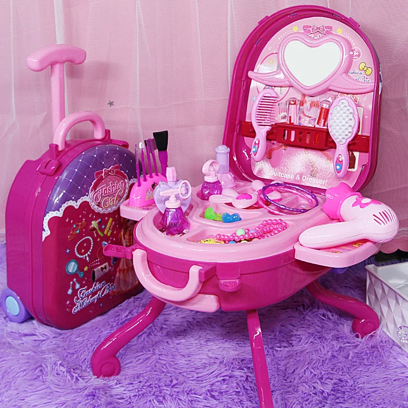 Children Make Up Toy Set Kids Cosmetics Set Beauty Princess Dresser Toy ...