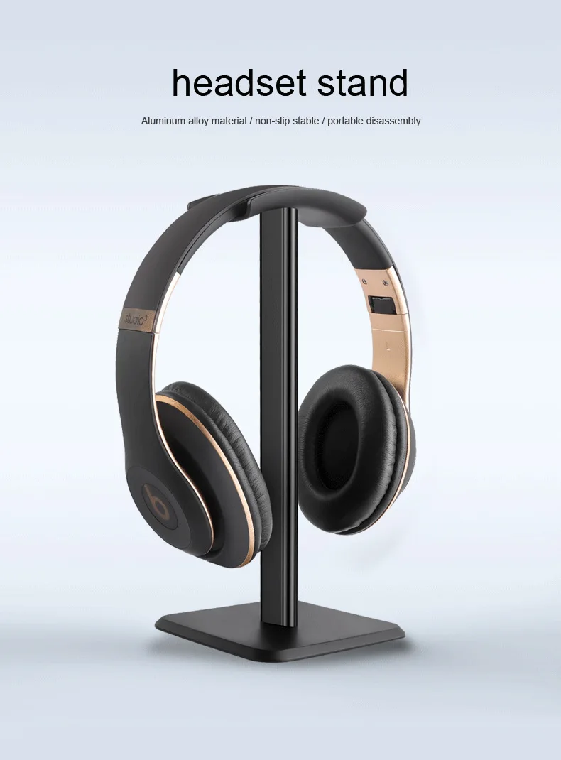 Portable Aluminium Gaming Headphone Stand With Microphone Holder, Oem ...