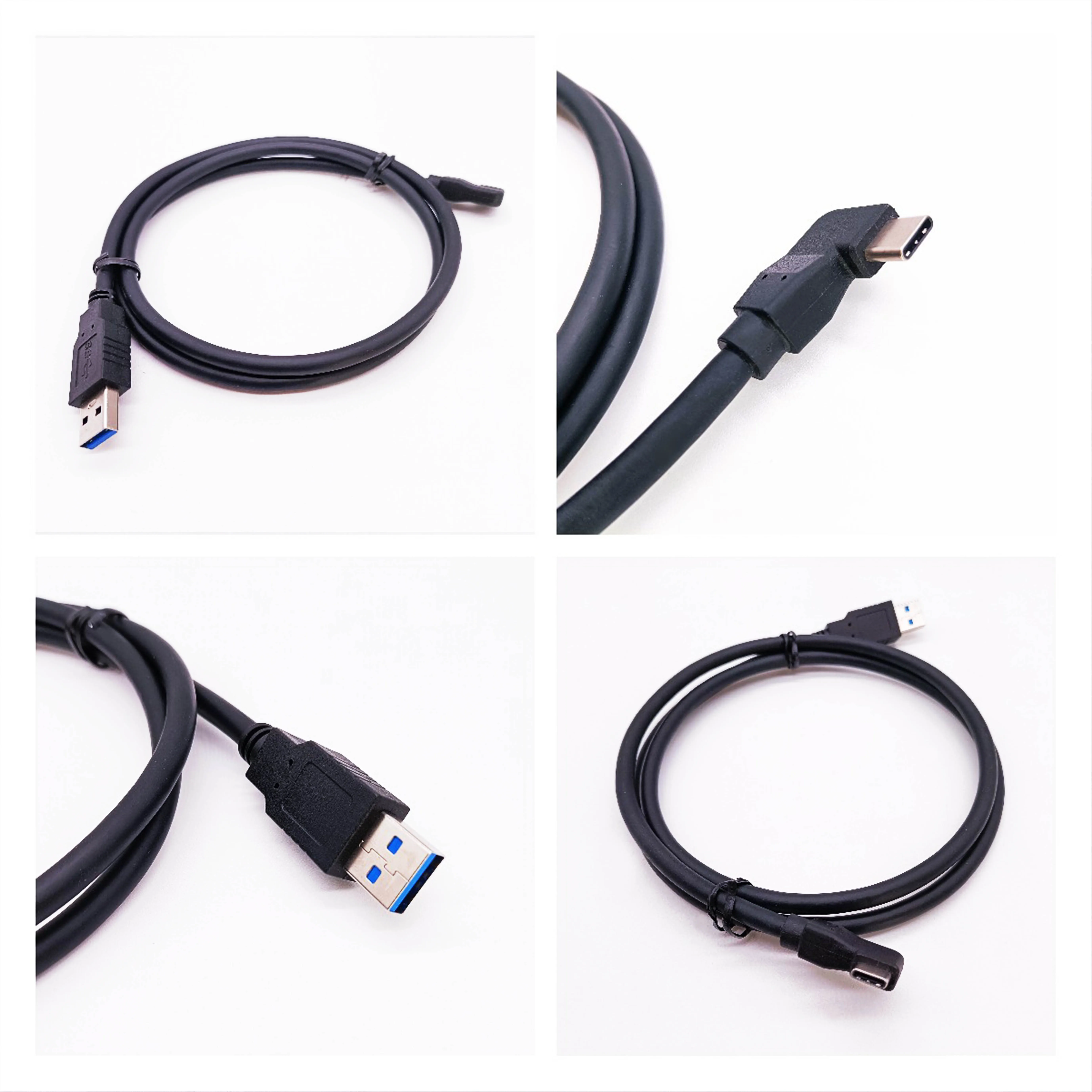 Usb C Cable 1m Original 90 Degree Type C Cable Fast Charging For Mobile ...