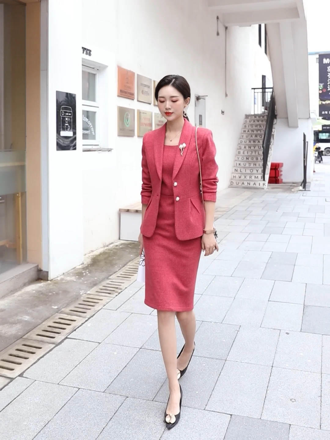 Wholesale 2 Piece Dress Suits High Quality Women Business Set Fashion ...