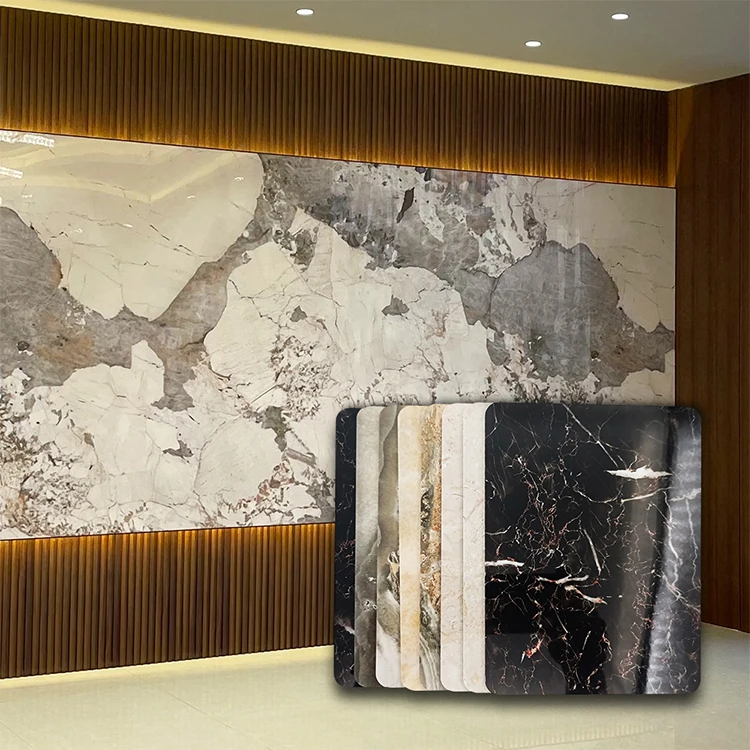 Wholesale PVC UV Marble Wall Panels - High Gloss & Durable