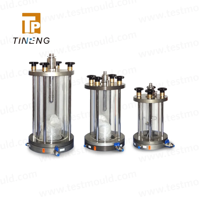 10T 100KN ASTM Standard Soil Triaxial Testing System