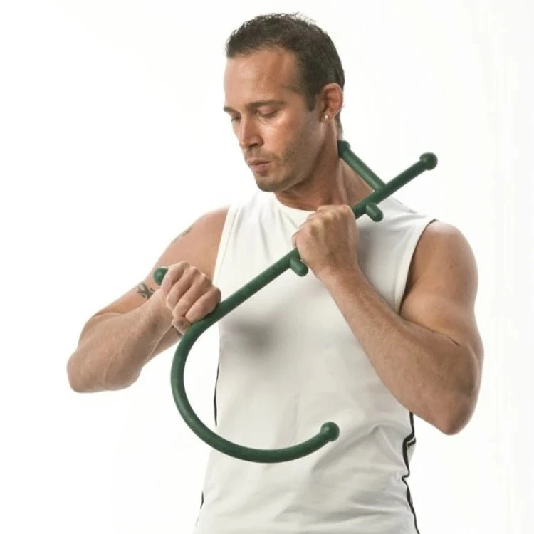 Trigger Point Self Massage Stick Hook Theracane Body Muscle Relief ...