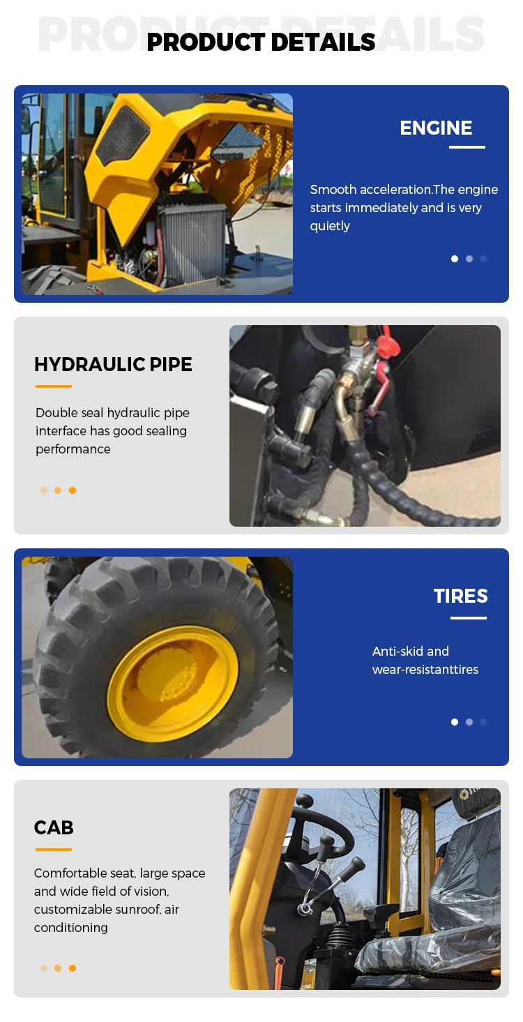 Engineering & Construction Machinery 2 Ton Boom Arm Loader Telehandler ...