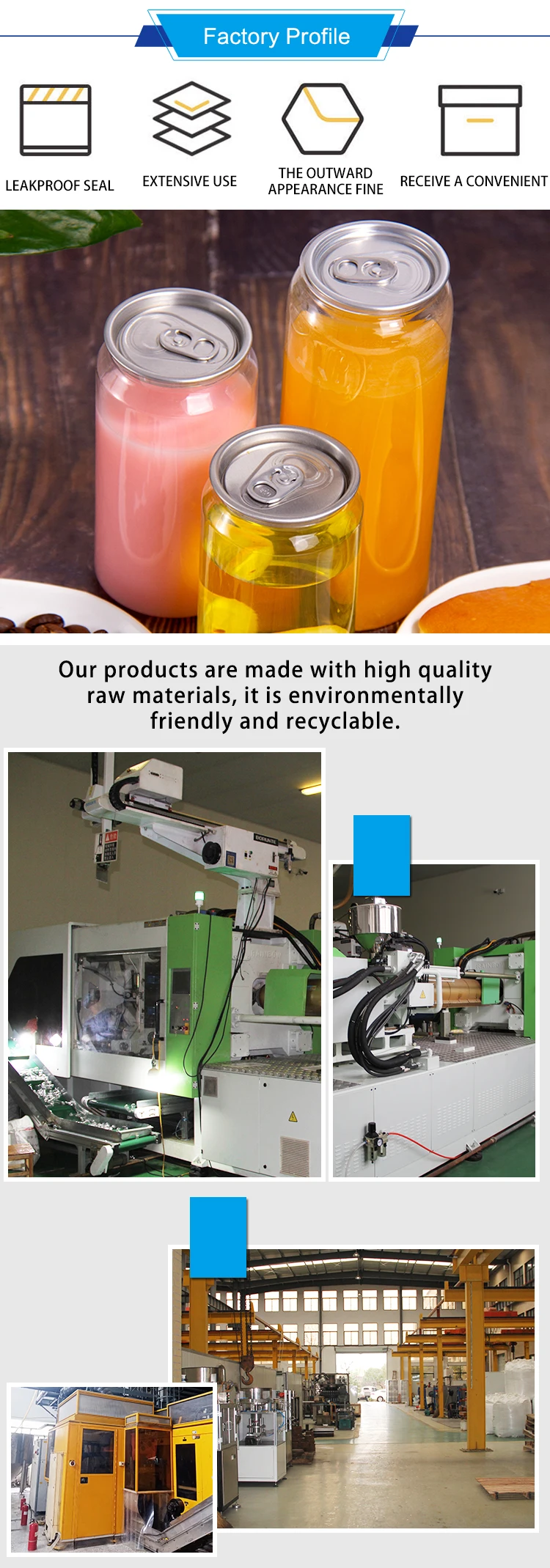 Clear Plastic Cans with Lids - Perfect for Beverages