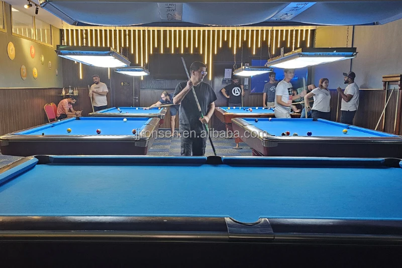 China Famous Ronsen Brand American Standard Size Club Pool Tables With ...