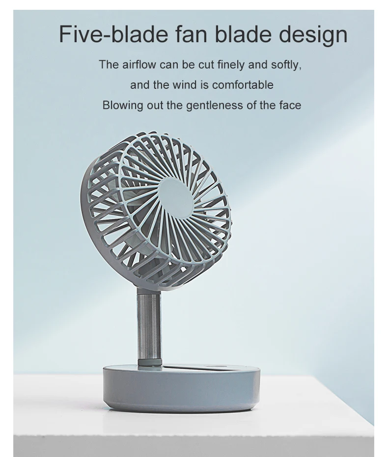 CYKE Portable Foldable Mini Fan - Rechargeable & Versatile