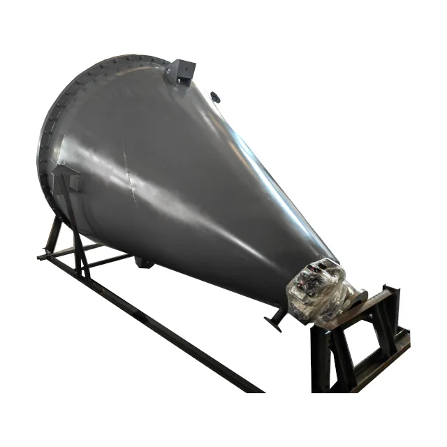 Internal Heating Screw Belt Dryer 5000l Single Cone Dryer Coil Heating ...