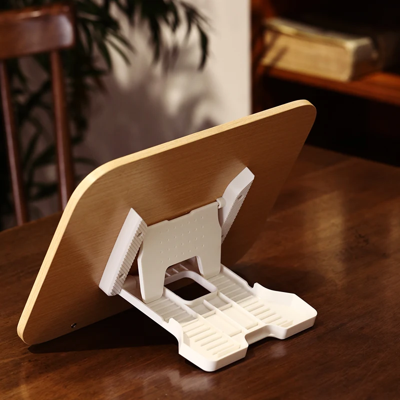 Wood Reading Book Stand Holder Boneruy R20 Plastic Base Foldable ...