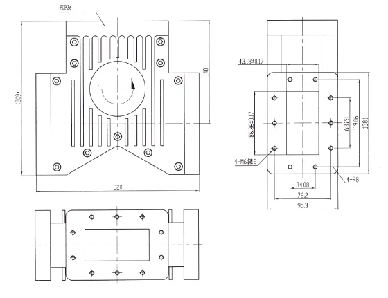 High Power WR340 Waveguide Circulator - Winfine Quality