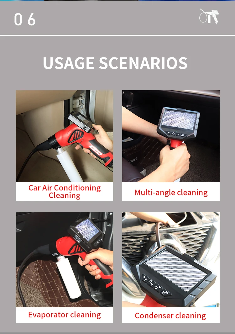 RALCAM Automotive Air Conditioning Evaporator Box Cleaning Gun