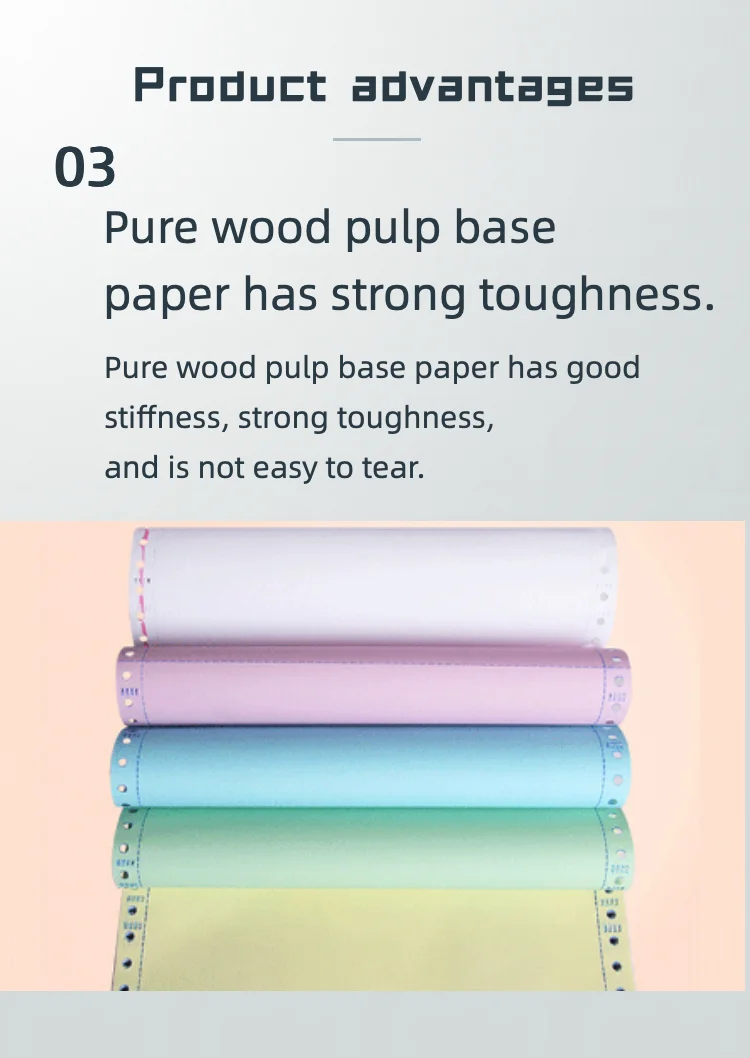 Invoice Continuous Carbonless Computer Copy Paper 2 Plys Ncr Printing ...