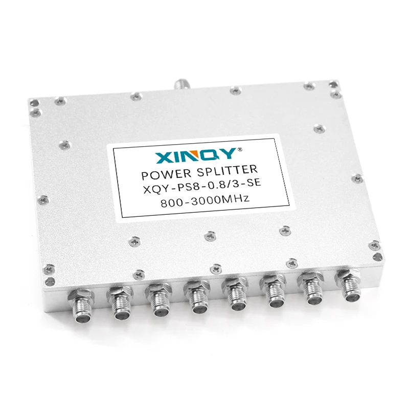 Xinqy 800-3000mhz Power Divider Sma-k 0.8ghz-3ghz 8/eight Way Power Splitter Gnss/gps Satellite ...