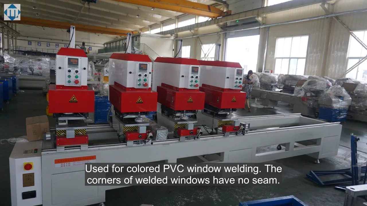 Pvc Windows Three Head Seamless Welding Machine Wfh-4-5md Upvc Window ...