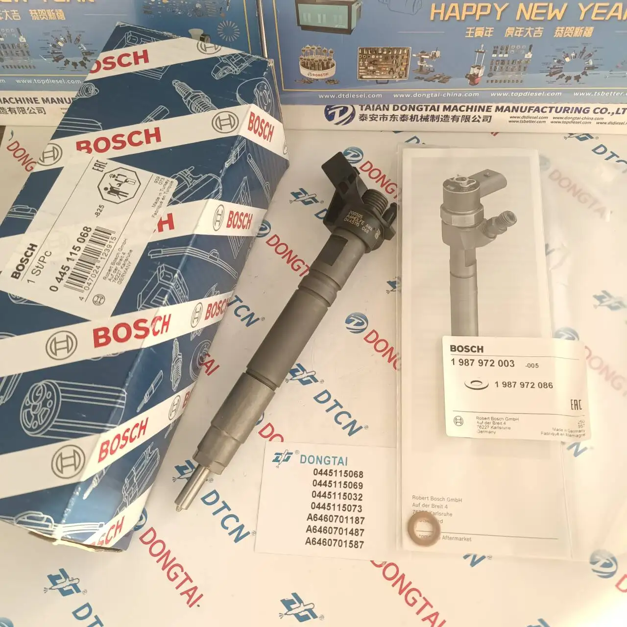 Original Common Rail Piezo Injector 0445115068 0445115069 A6460701187 ...