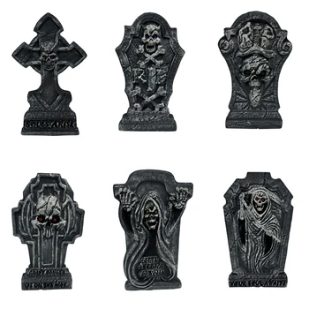 Halloween Placing Card Cemetery Foam Tombstone Garden Sign Outdoor Lawn ...