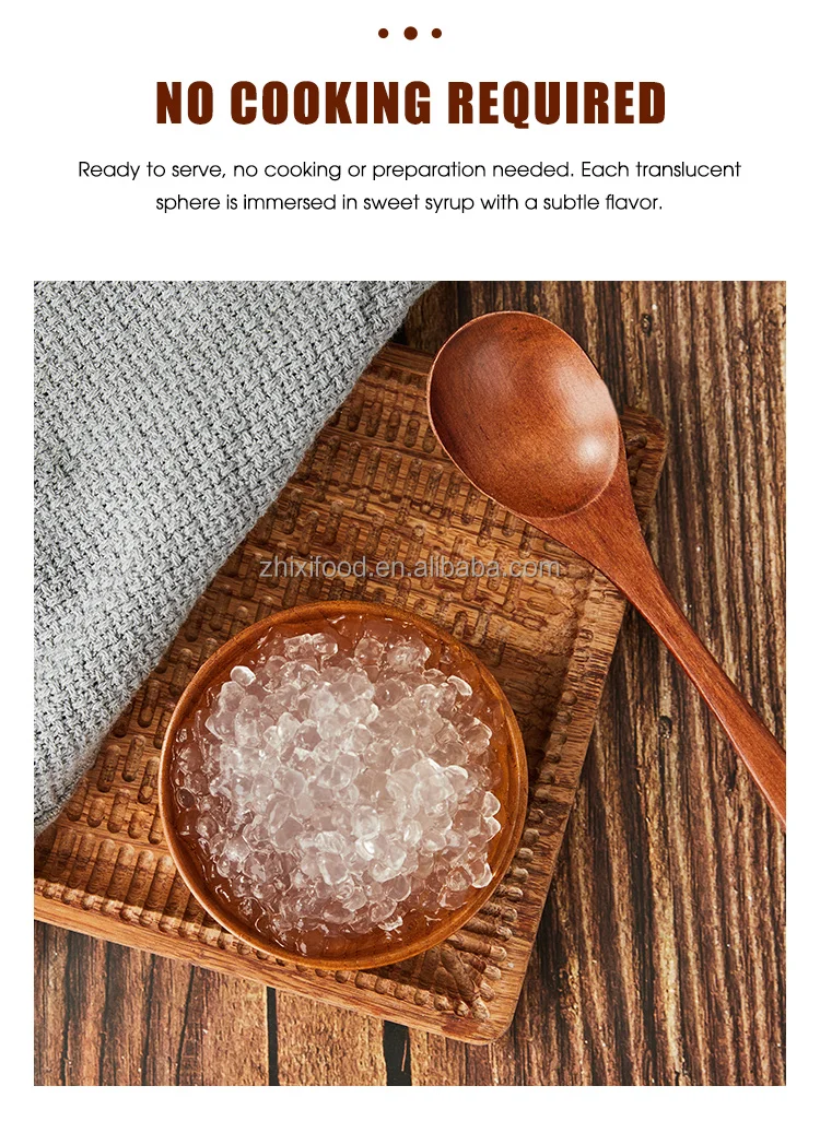 1kg Ready To Eat Mini Crystal Boba Pearls Kanten Agar Jelly For Bubble ...