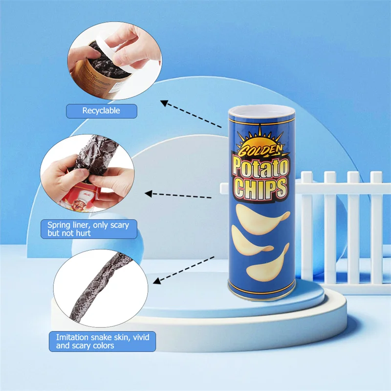 The Potato Snake Can Jump Stage Magic Tricks Spring Snake Toy April ...