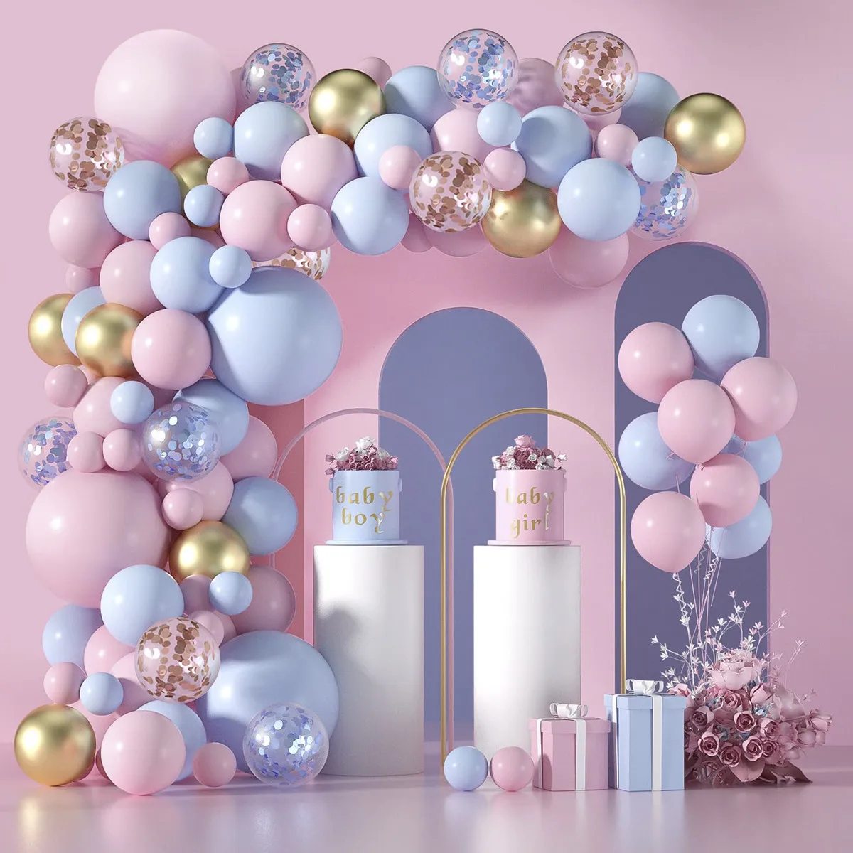 Balloon Arch Kit Macaron Balloon Garland Party Balloons Ballon Arch Set ...