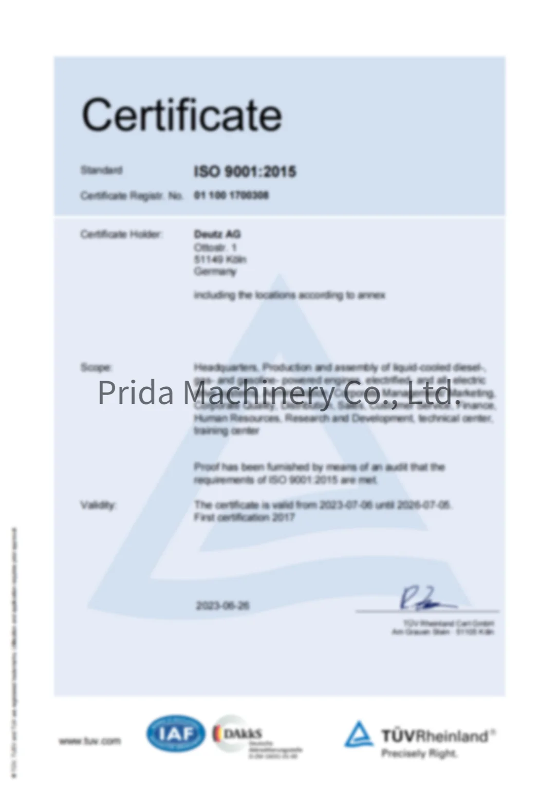 Genuine Deutz Bf4m1013 Bf6m1013 Bf4m2012 Bf6m2012 Tcd 2.2 2.9 4.1 6.1 7 ...