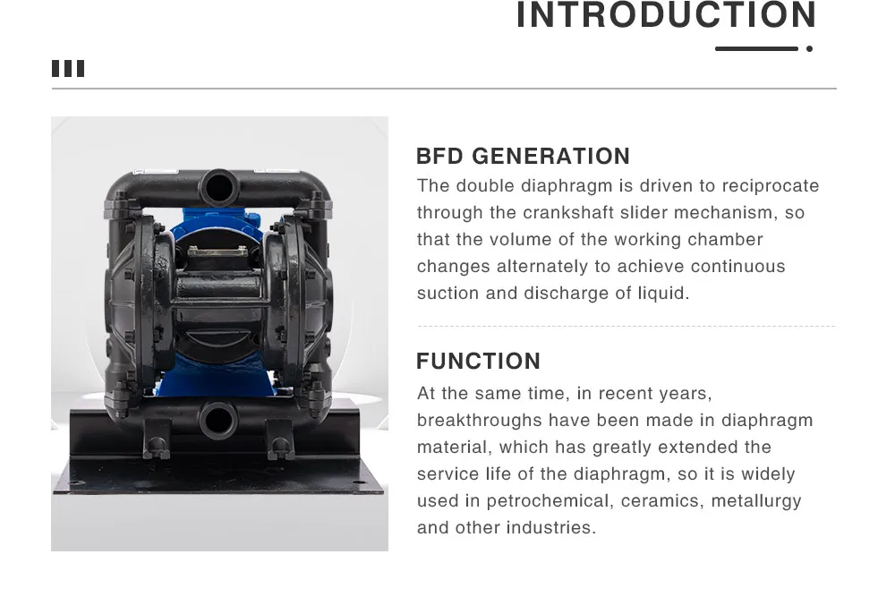 GODO BFD-25G High Efficiency Cast Steel Diaphragm Pump Electric Pump ...