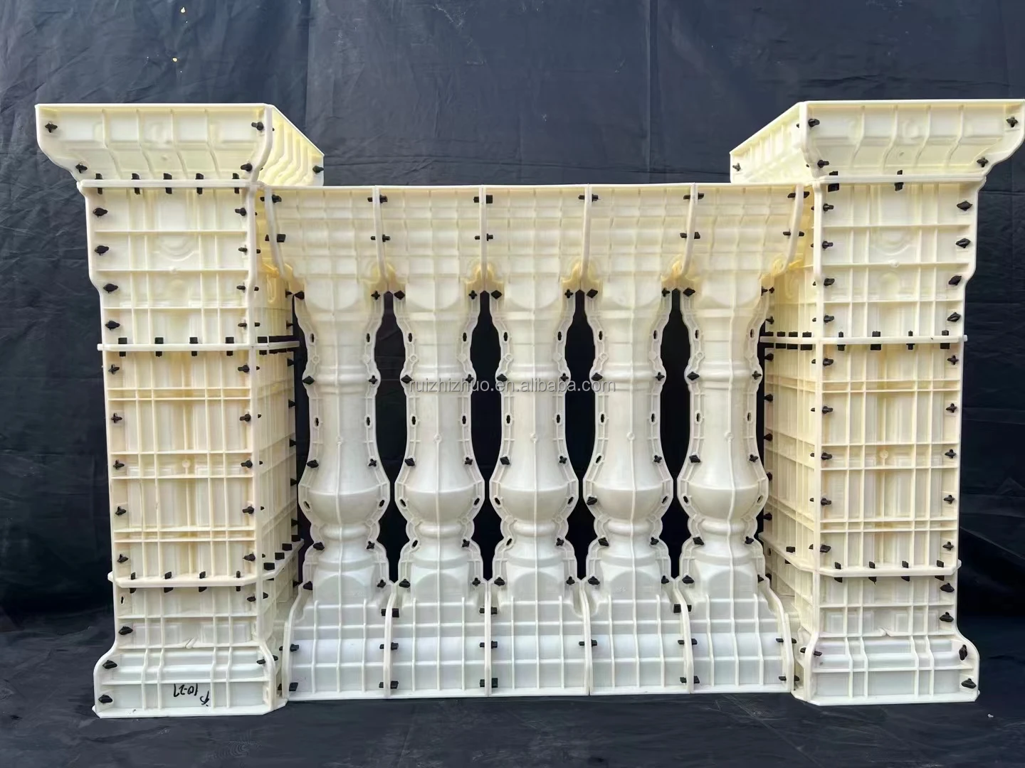 Reazone Concrete Rail Mold - Durable Double Round Baluster