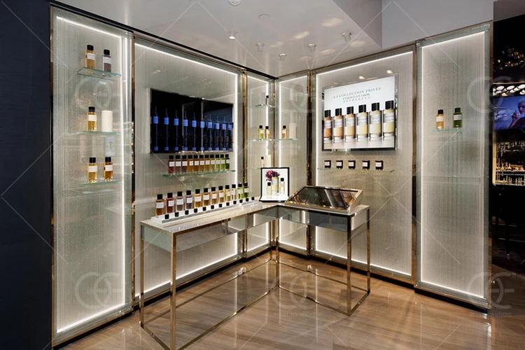Modern Luxury Glass Perfume Display Case Organize Perfumes Perfume ...