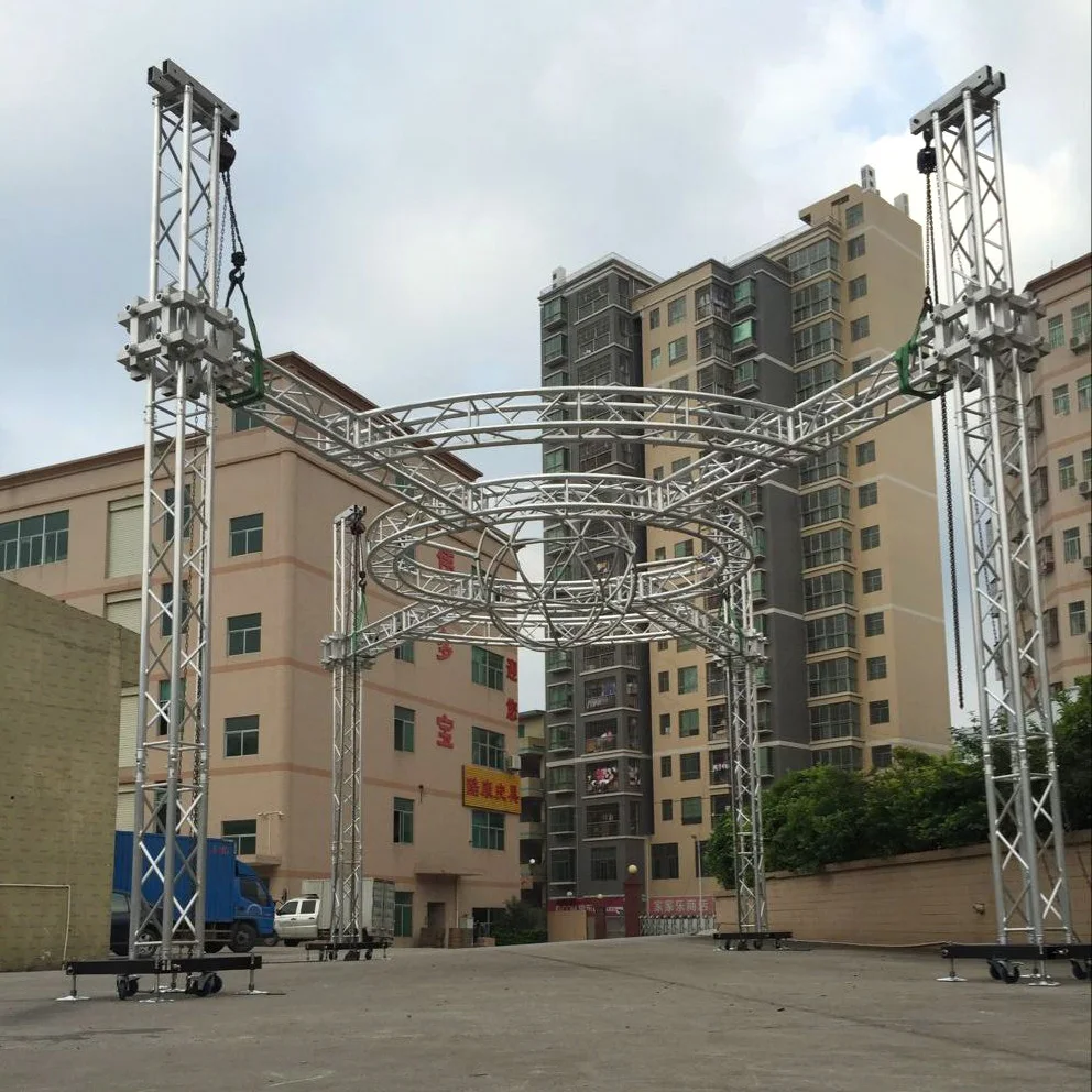 Aluminum lighting circle truss roof truss concert stage truss| Alibaba.com
