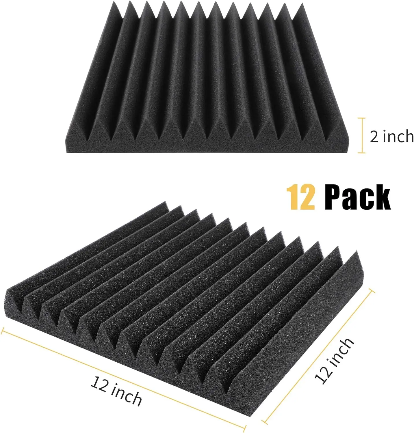 Geometric Acoustic Panels - Sound Absorbing Foam for Studios