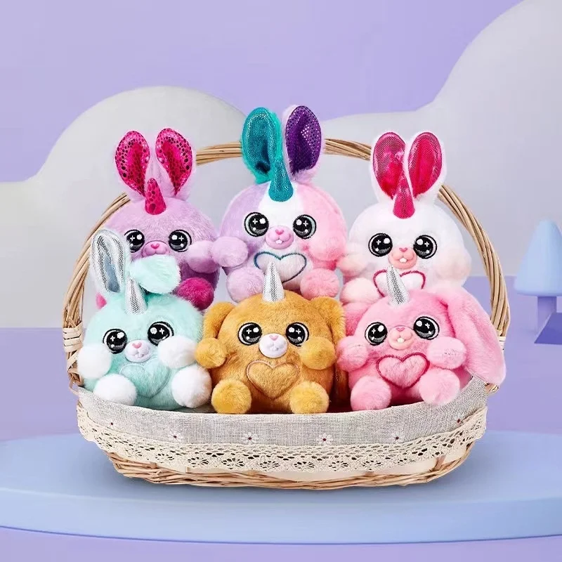 Surprise Egg Toys - Mini Magical Plush Capsule Rabbits for Kids, Stress ...