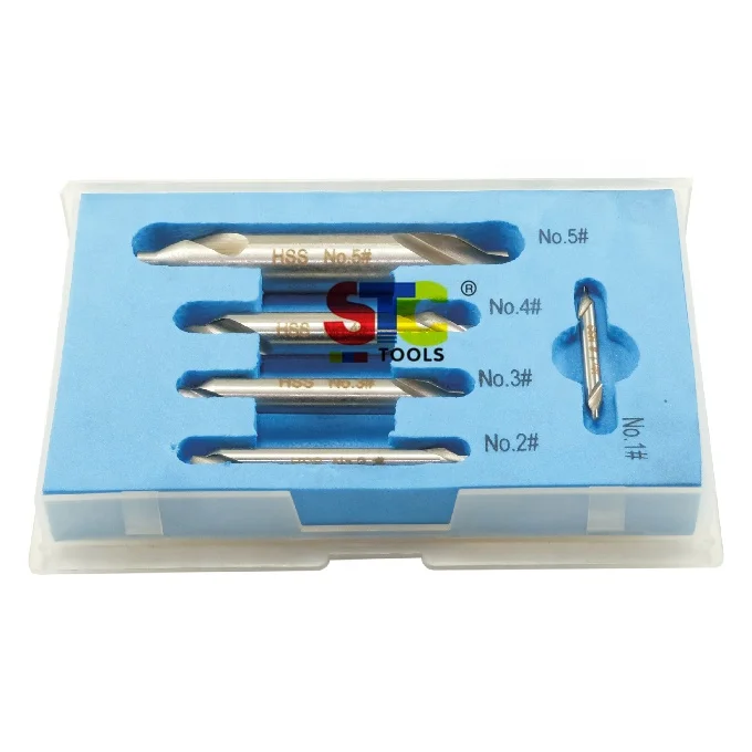 Hss Din333 Ansi/asme Combined Drill & Countersink Hss Carbide Extra ...