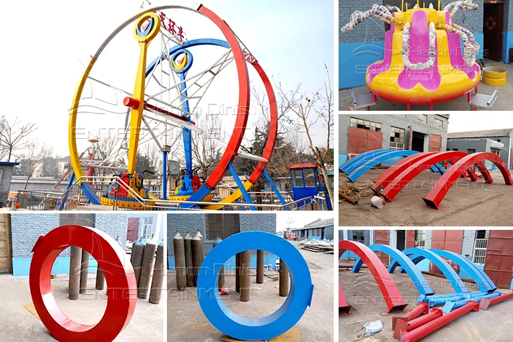 Adventure Park Thrilling Fairground Adult Game Rides Ferris Wheel Ring ...