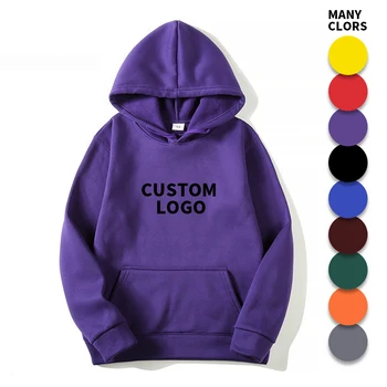 Winter Custom Oversized Plain Cotton Blank Hoodies Mens Pullover Unisex Bulk Plus Size Men's ...