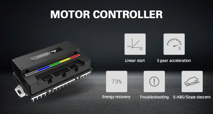 P67 Waterproof Grade Electric Motorcycle Hub Motor Controller ...