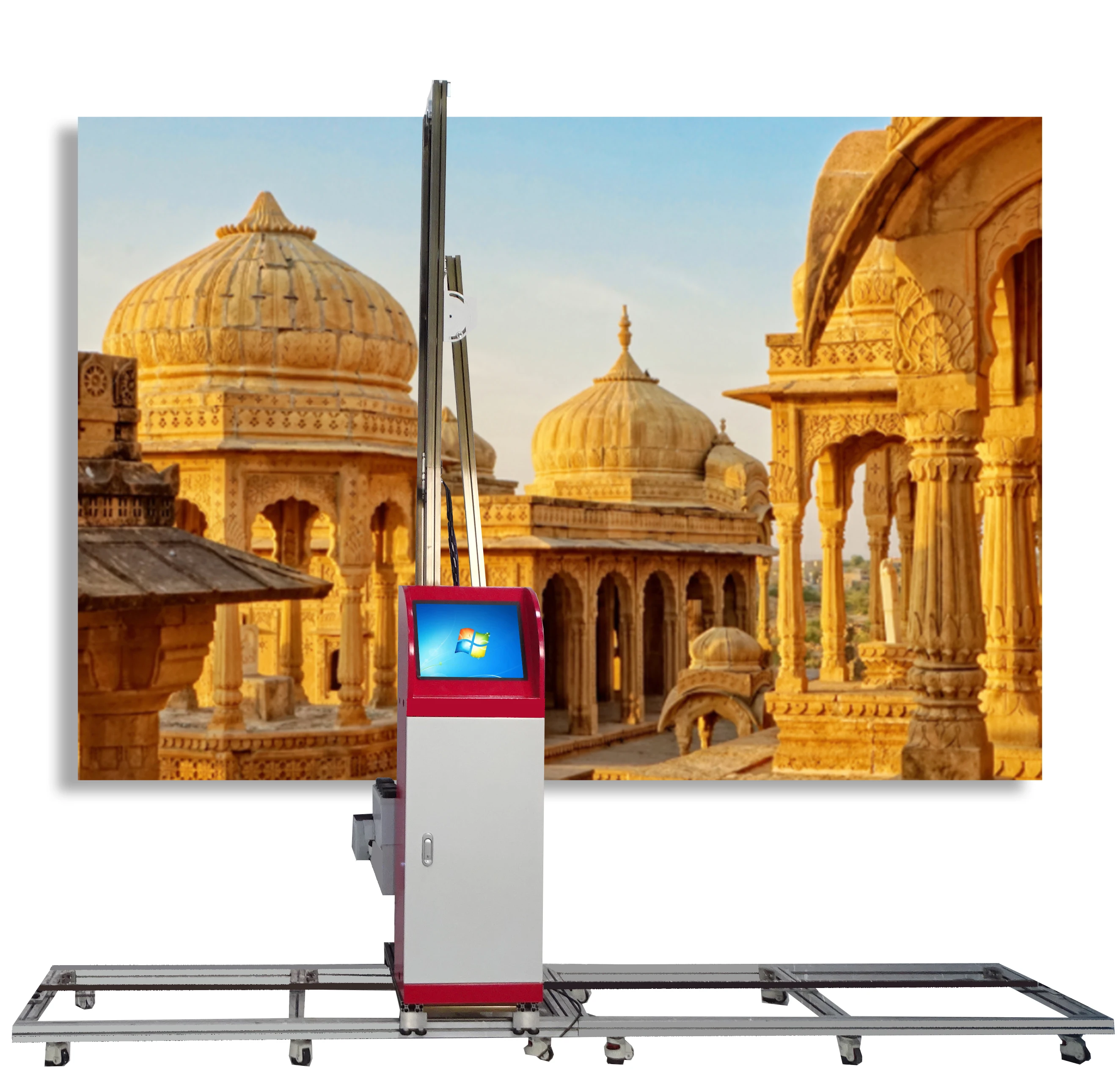 Automatic 3d Uv Cmykw Vertical Wall Printer Direct To Wall Printing ...