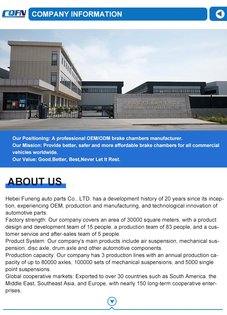 Quality Assurance for New T24/24 Disc Spring Brake Chamber Essential ...