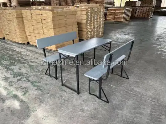 Outdoor Picnic Courtyard Party Dining Folding Brewery Wooden Beer Set ...