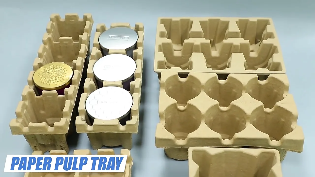 Candle Jar Packaging Recycled Paper Pulp Tray Mold Packing Dry Press ...